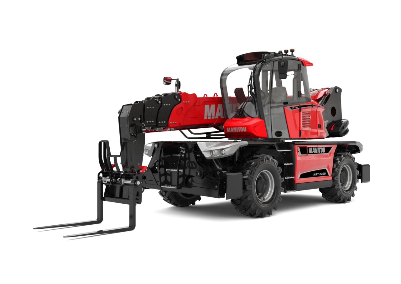 The Manitou MRT Vision & Vision + range of rotating telehandler for ...